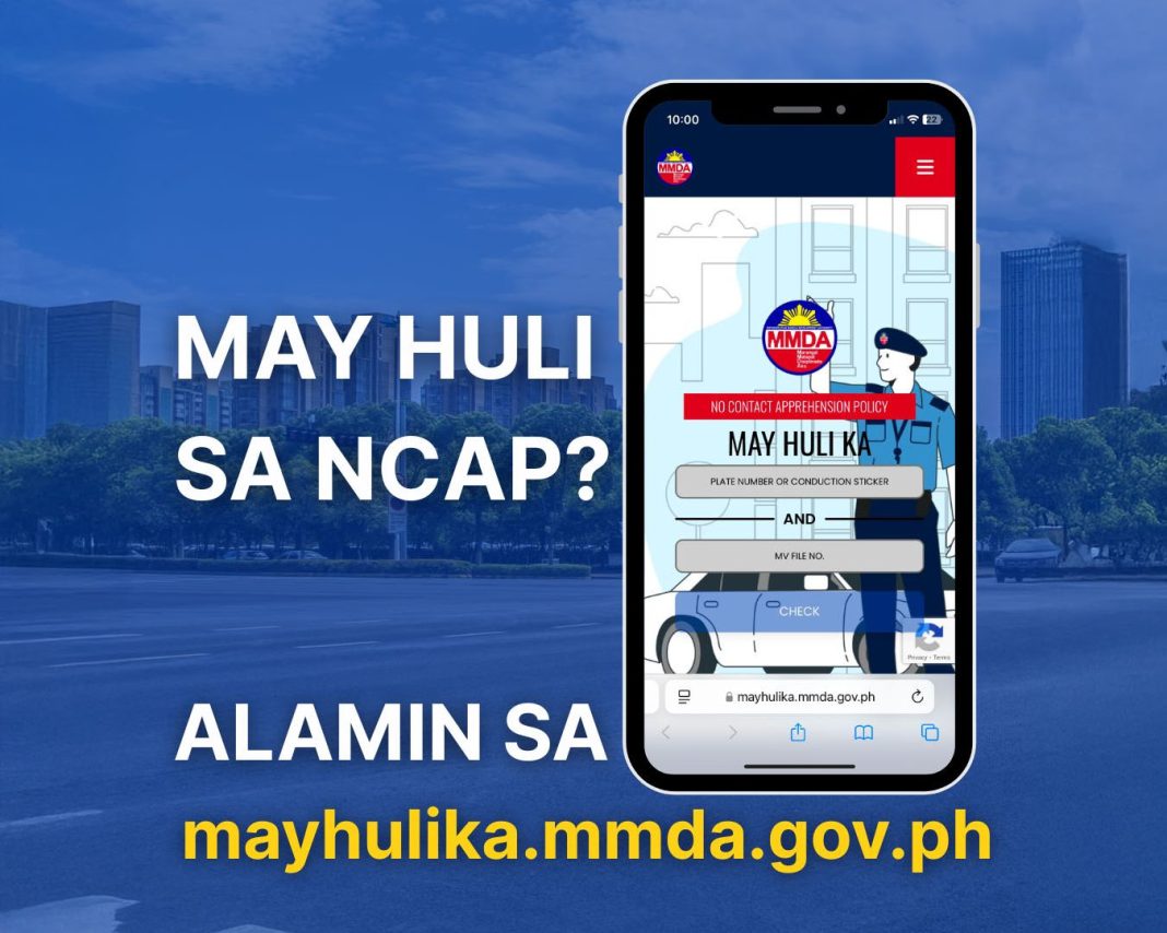 MMDA NCAP Website Update — RobiMoto